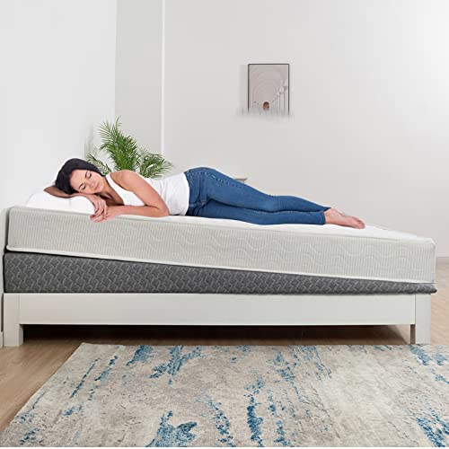 MeMoreCool 3 in 1 Bed Wedge Mattress Topper or Under Bed, 7 Inch Incline Mattress Elevator Base with Washable Knitted Cover, Ideal Wedge Mattress for Acid Reflux/Back Pain/Snoring, Grey, Queen