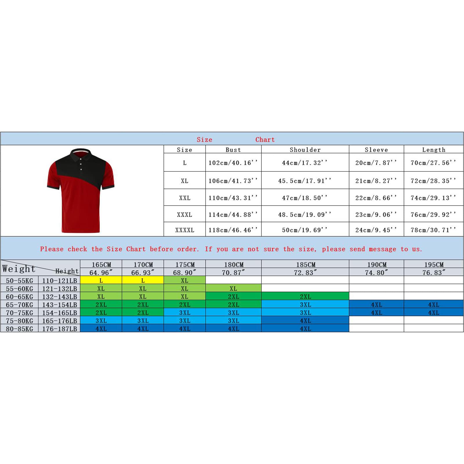 DUOWEI Mens Summer Fashion Soft Breathable Lapel Color Matching Short Sleeve Shirt T Shirt Red