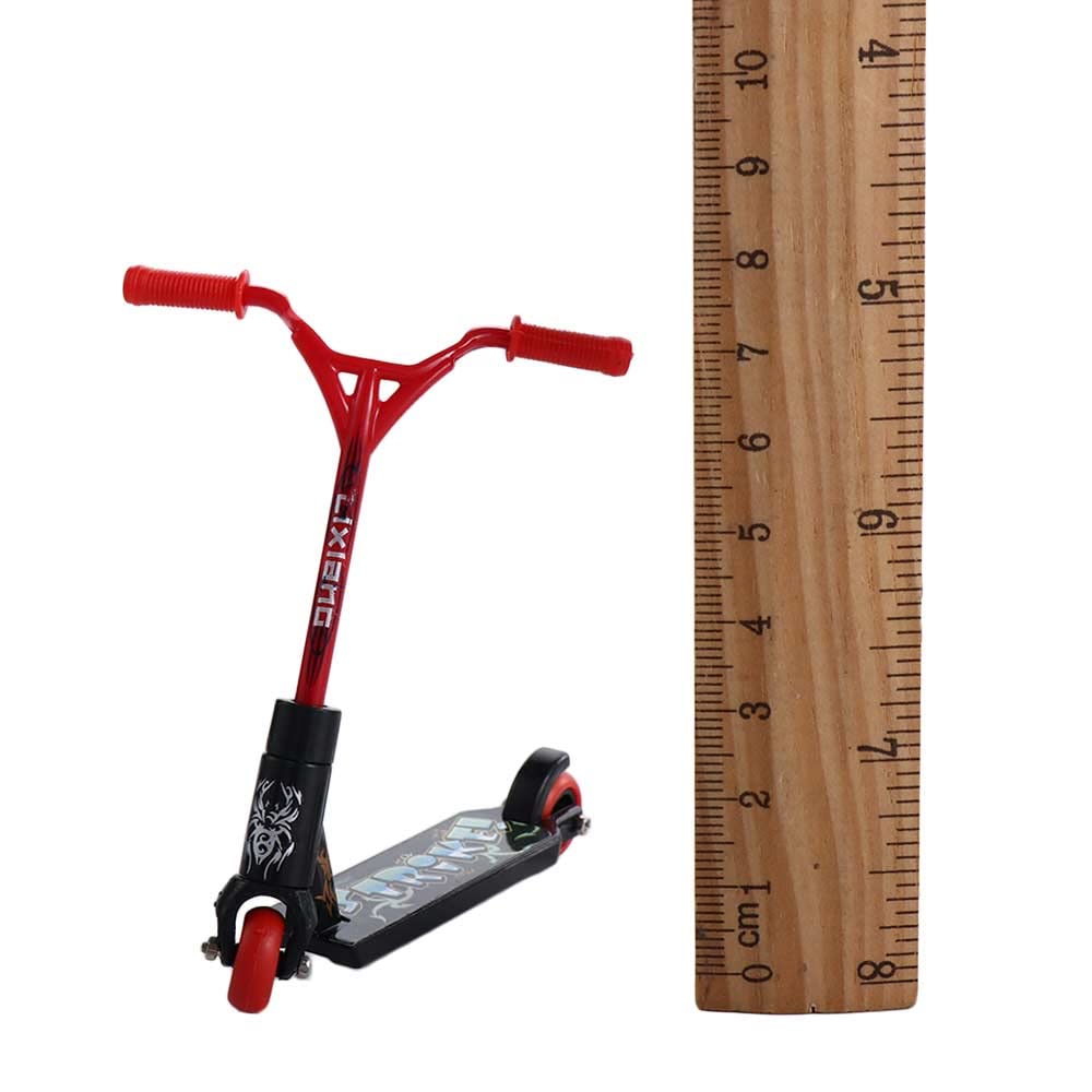 Finger Scooter,Mini Two Wheel Finger Toys, Tiny Fingerboard Scooters Tiny Trick Scooter for Party Favors Finger Training(Blue Random 1pc)