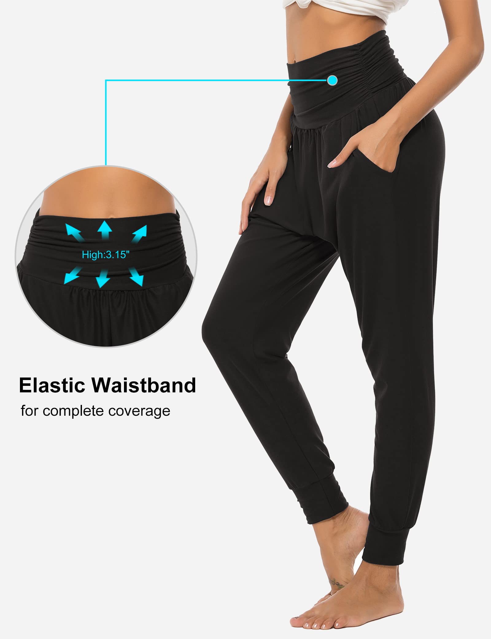 DIBAOLONG Womens Yoga Sweatpants Loose Workout Joggers Pants Comfy Lounge Pants with Pockets Colour 11 L
