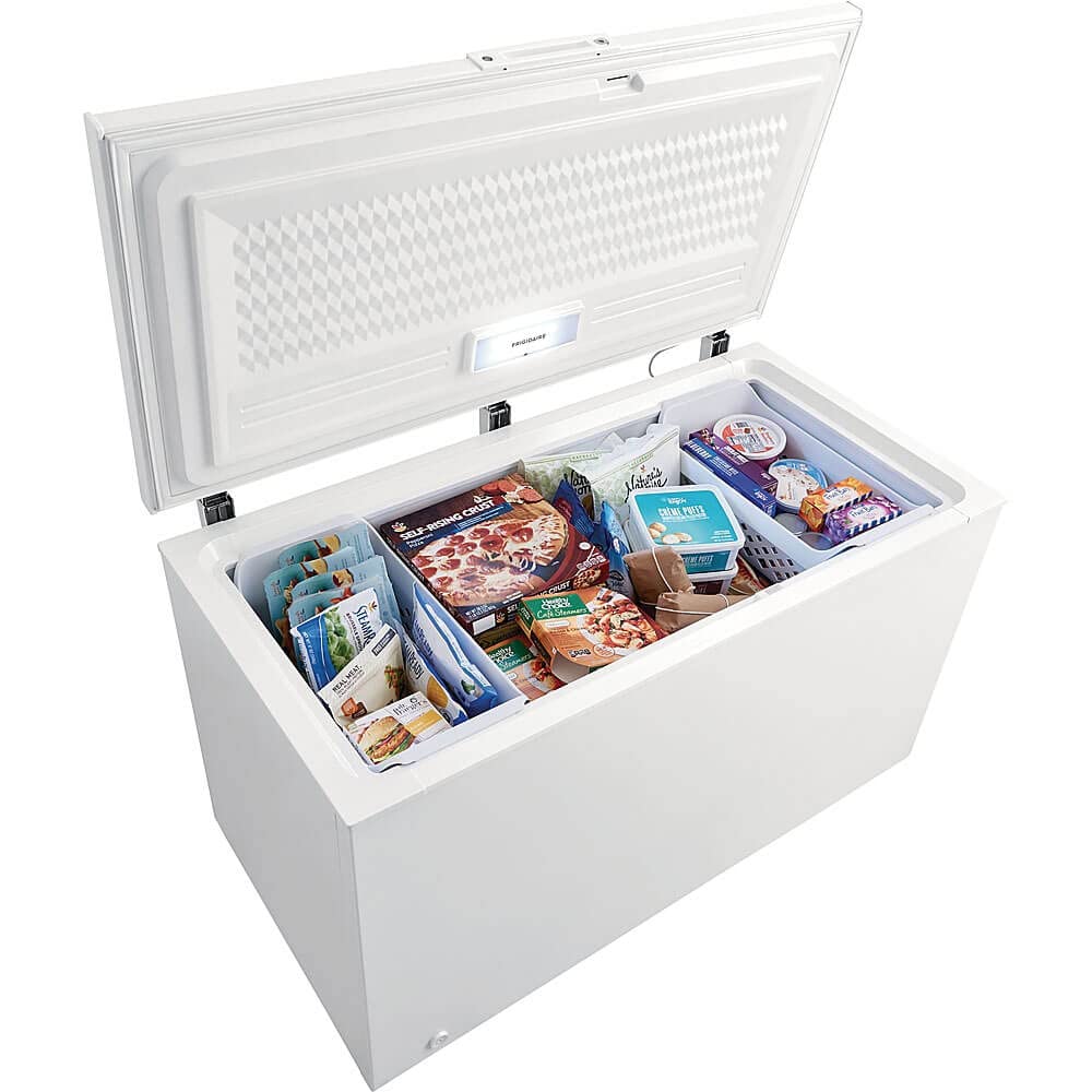 Frigidaire FFCL1542AW 56" Freestanding Chest Freezer with 14.8 cu. ft. Capacity, Manual Defrost, in White