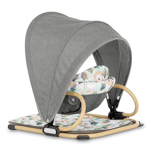Dream On Me Snug N' Play Floor Seat and Canopy, Lion Head