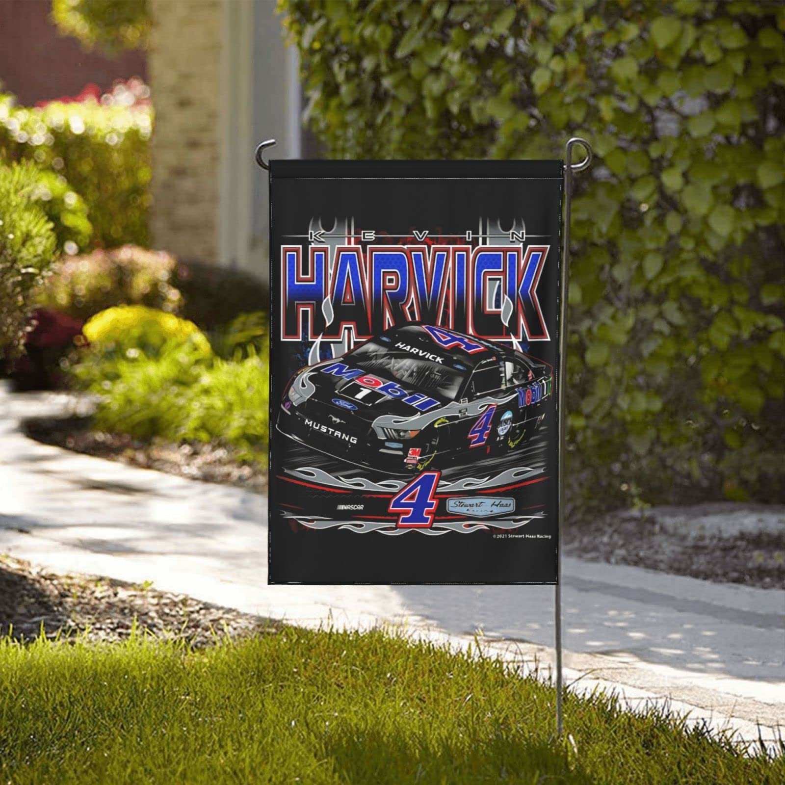 Kevin Harvick 4 Garden Flag Vertical Double-Sided Printing Decorative Flags Yard Banner Holiday Flag Party Outdoor Home Signs