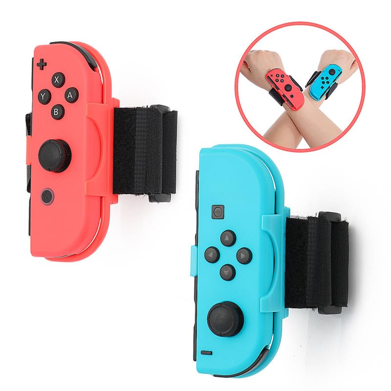 ECHZOVE Wrist Bands for Switch Dance 2024 2023 2022, Fit for Children’s Wrist or Thin Wrist - 3.15-7.5 inches Wrist Circumference (2 Packs)