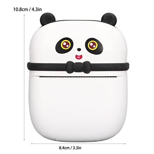 Jiawu Thermal Printer, Black and White Image Smart Mini HD Printer Portable, Long Battery Life Multifunction to take Picture in case of Observation Error Note