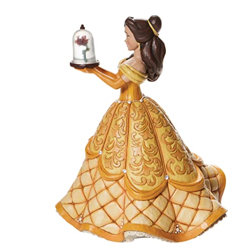 Enesco Disney Traditions by Jim Shore Beauty and The Beast Belle Deluxe Enchanted Princess Series Figurine, 15 Inch, Multicolor