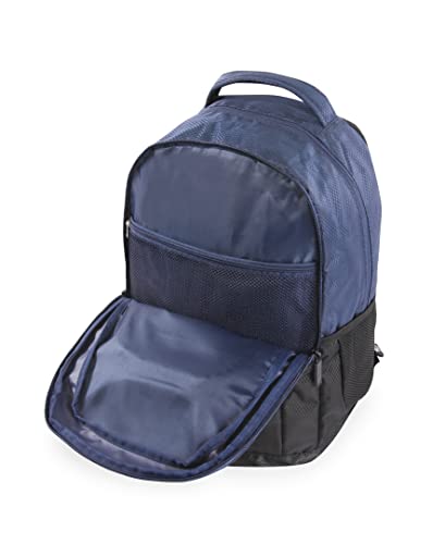 Nautica Sail Laptop Backpack, Navy/Yellow, One Size