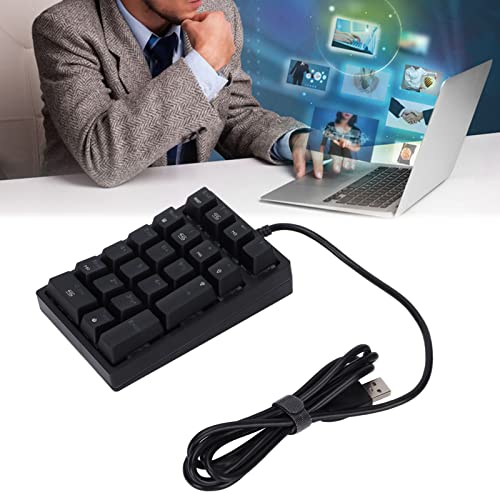 JINDI Gaming Keyboard, Mechanical Keyboard Prevent Fatigue with Rubber Sleeve for Internet Cafe for Home(Blue Switch)