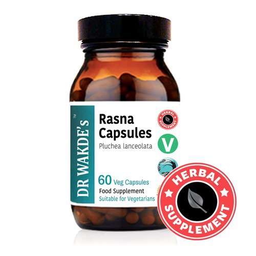 DR WAKDE'S Rasna Capsules (Pluchea lanceolata, 60 Veg Caps, Plant-Based Supplement, Ayurvedic Herb, All Natural, Vegan)