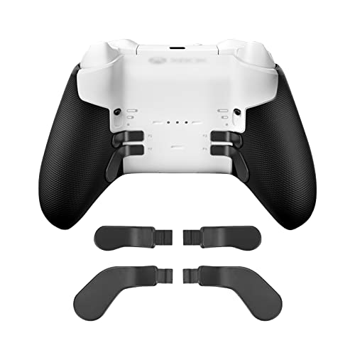 Metal Replacement Thumbsticks for Xbox Elite Controller Series 2 Core,Component Pack Includes 4 Swap Magnetic Joysticks,4 Paddles,1 Standard D-Pads, Accessories Parts for Xbox One Elite 2(Black)