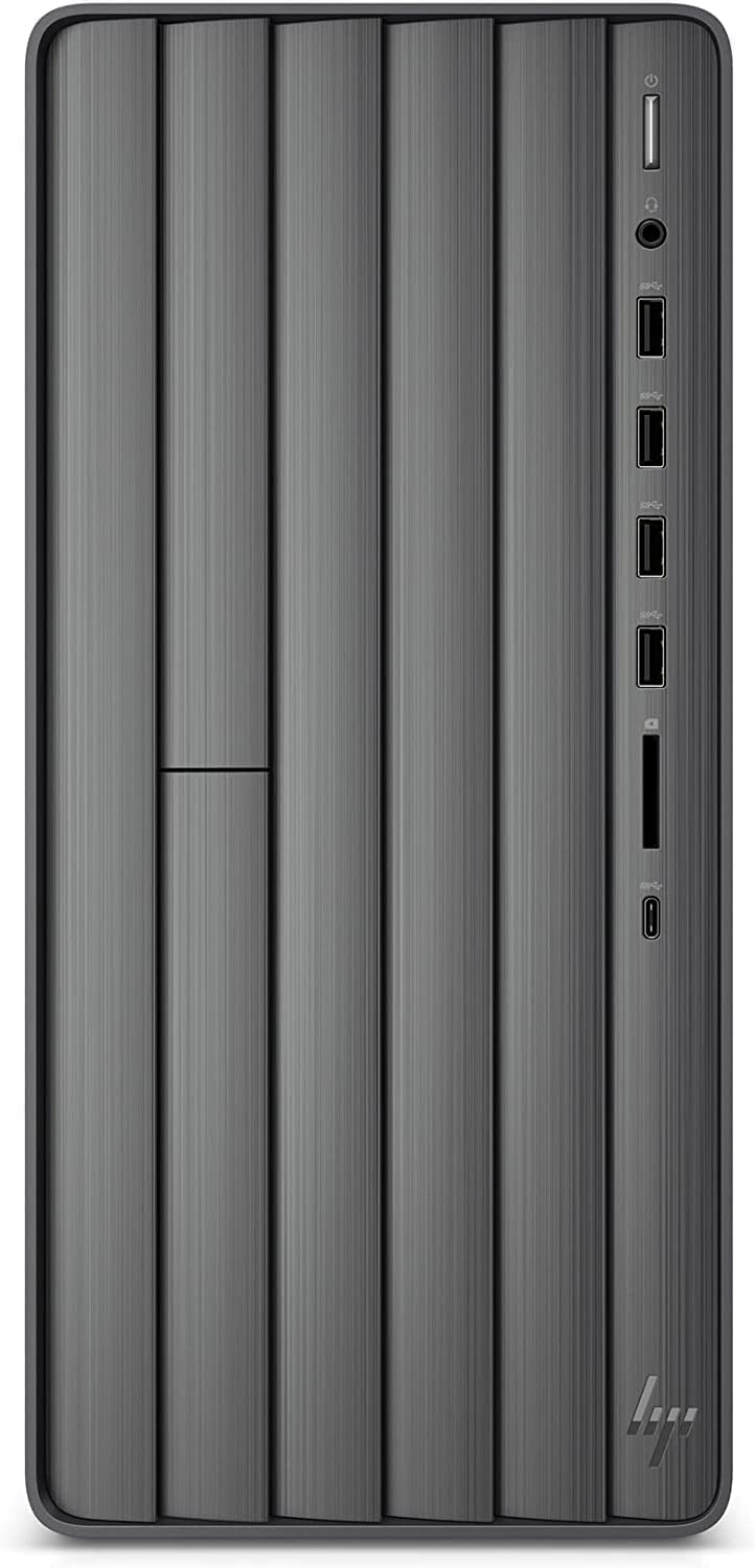 HP 2023 Newest Envy Desktop Computer, Intel Core i7-12700, Intel UHD Graphics 770, 32GB RAM, 1TB PCIe SSD, 1TB HDD, Wi-Fi6, Nightfall Black, Windows 11 Home, Bundle with JAWFOAL