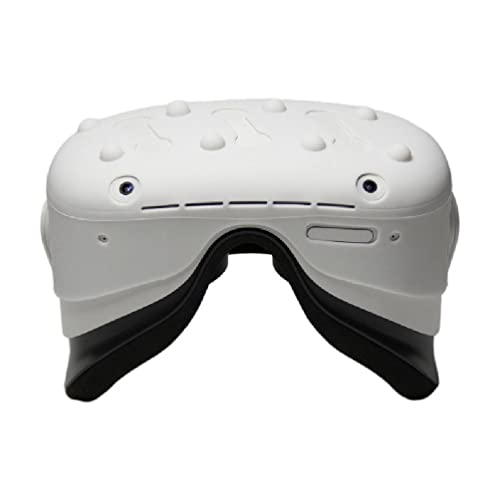 Driibubur Soft Silicone Case Protector Protective Cover Skin for Oculus Quest 2 VR Headset Silicone front case proetction sleeve