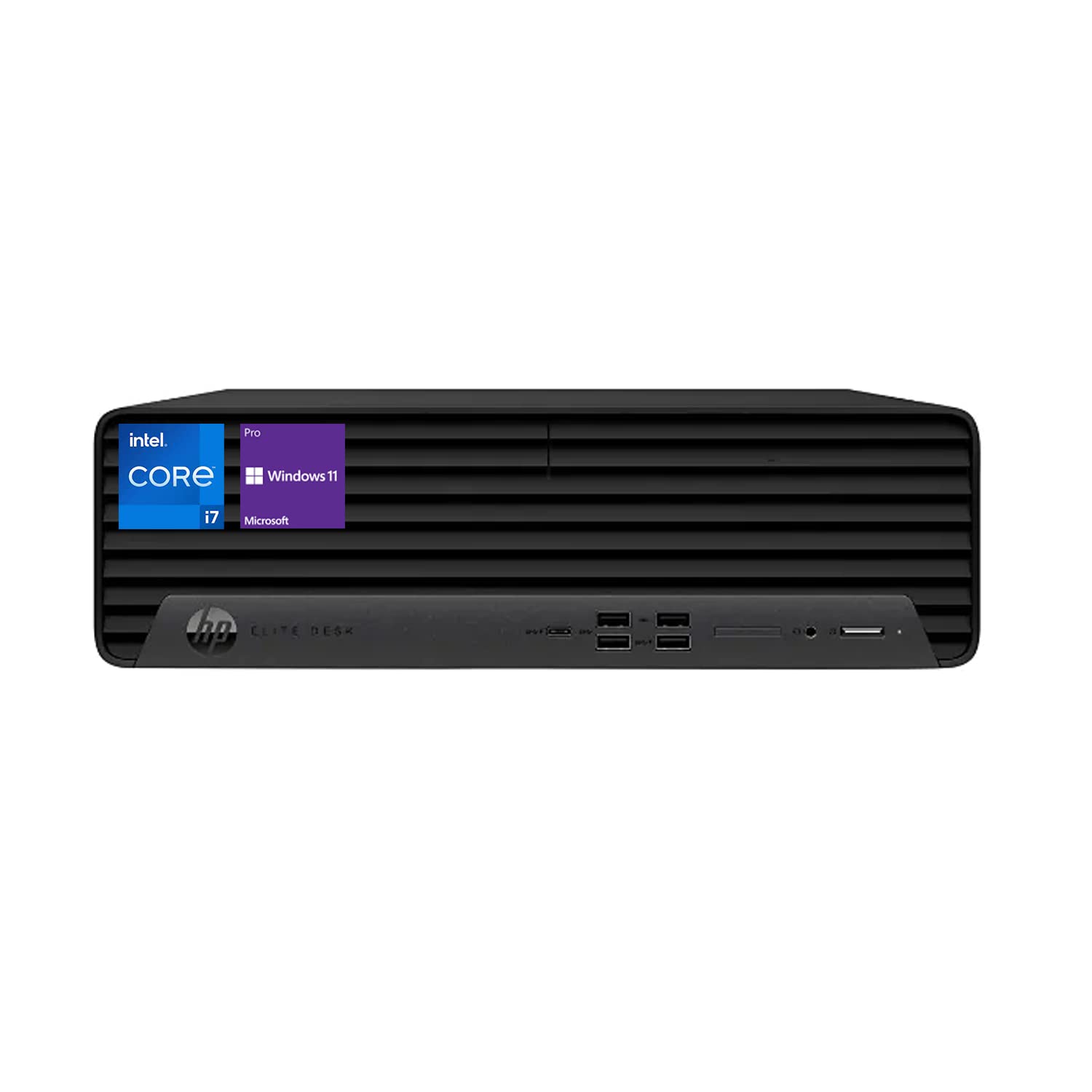 HP EliteDesk 600 G9 SFF Desktop, 12th Gen Intel Core i7-12700, 16GB RAM, 1TB PCIe SSD, Display Port, HDMI, RJ-45, No Wi-Fi, Wired Keyboard & Mouse, Windows 11 Pro, Black