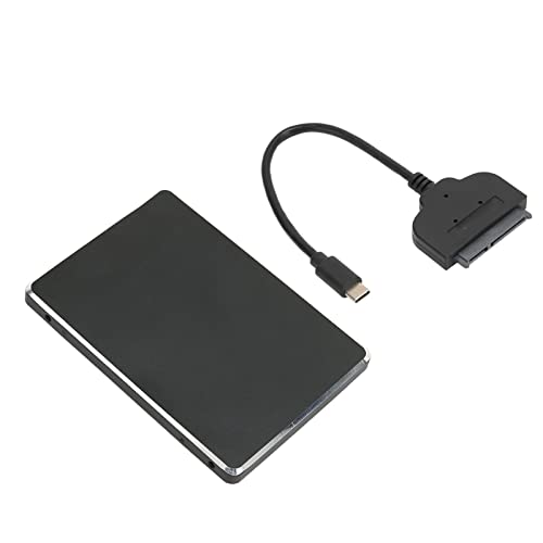 Gaeirt SSD Enclosure, 10Gbps Data Transmission Aluminum Alloy Material High Heat Dissipation Hard Drive Adapter Card for Computer for Home for Office