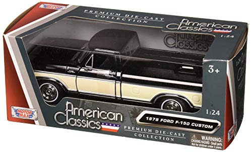 Motor Max 1:24 W/B American Classics - 1979 Ford F-150 Custom Die Cast Vehicles
