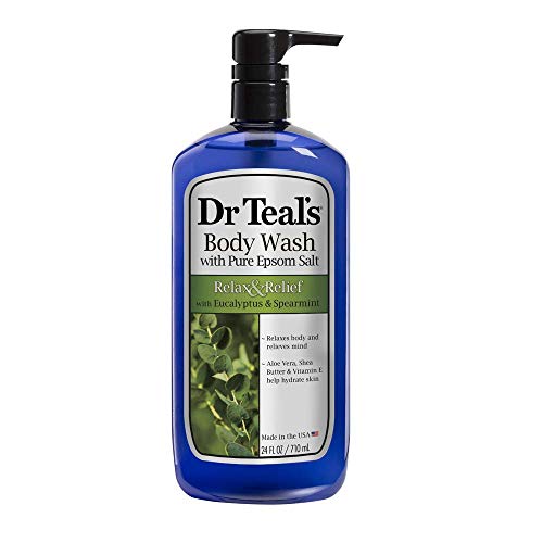 Dr. Teal's Ultra Moisturizing Body Wash, Eucalyptus Spearmint, 24 Fluid Ounce ( Packaging may vary )