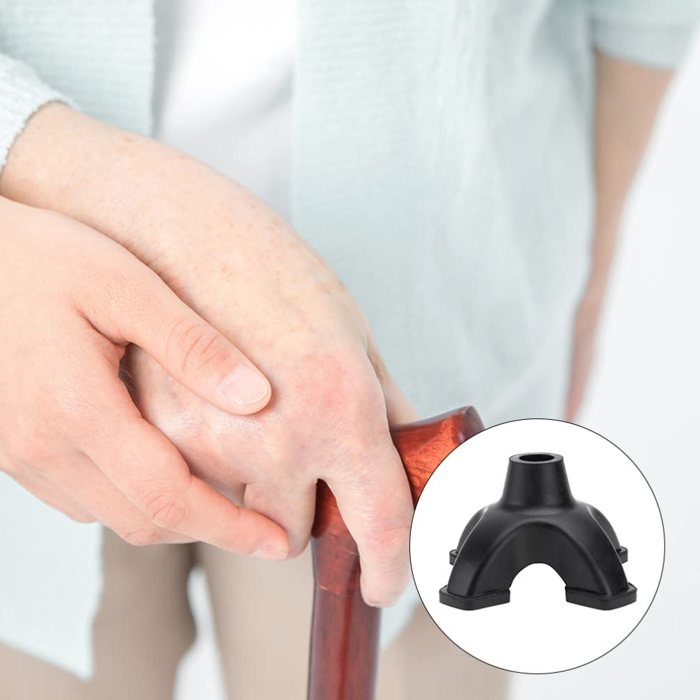 DOITOOL Walking Stick Self Standing Base Replacement for Most Walking Canes Walking Sticks Folding Canes or Offset or Tripod Canes