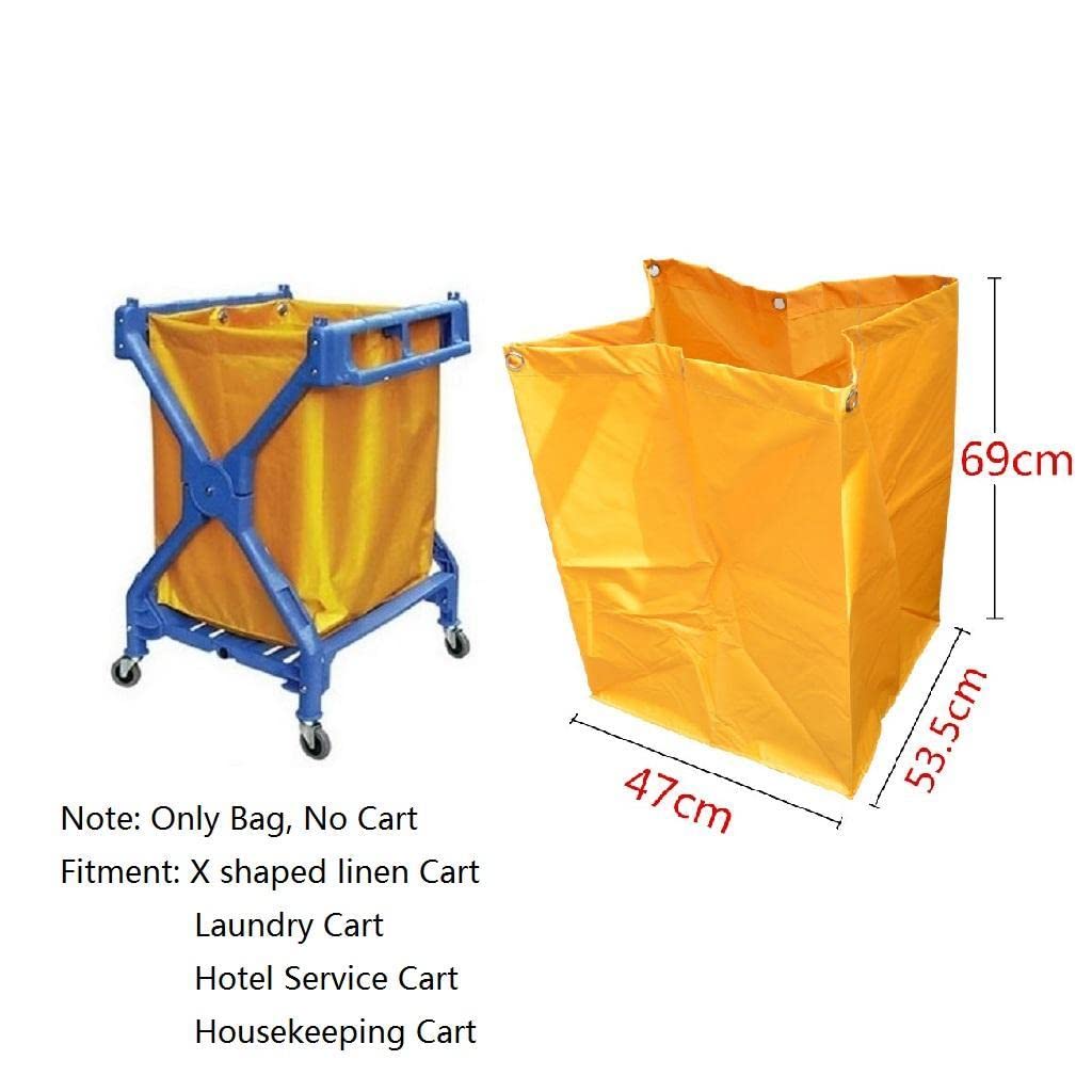 gazechimp 1x Replacement Bag for Laundry Hamper Truck Linen Trolley Cart with Grommets