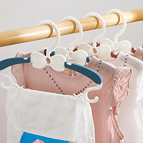 MFCHY 10Pcs Hanger Retractable PP Baby Clothes Hanger fwor Family Use ( Color : D , Size : 28cm x 17cm )