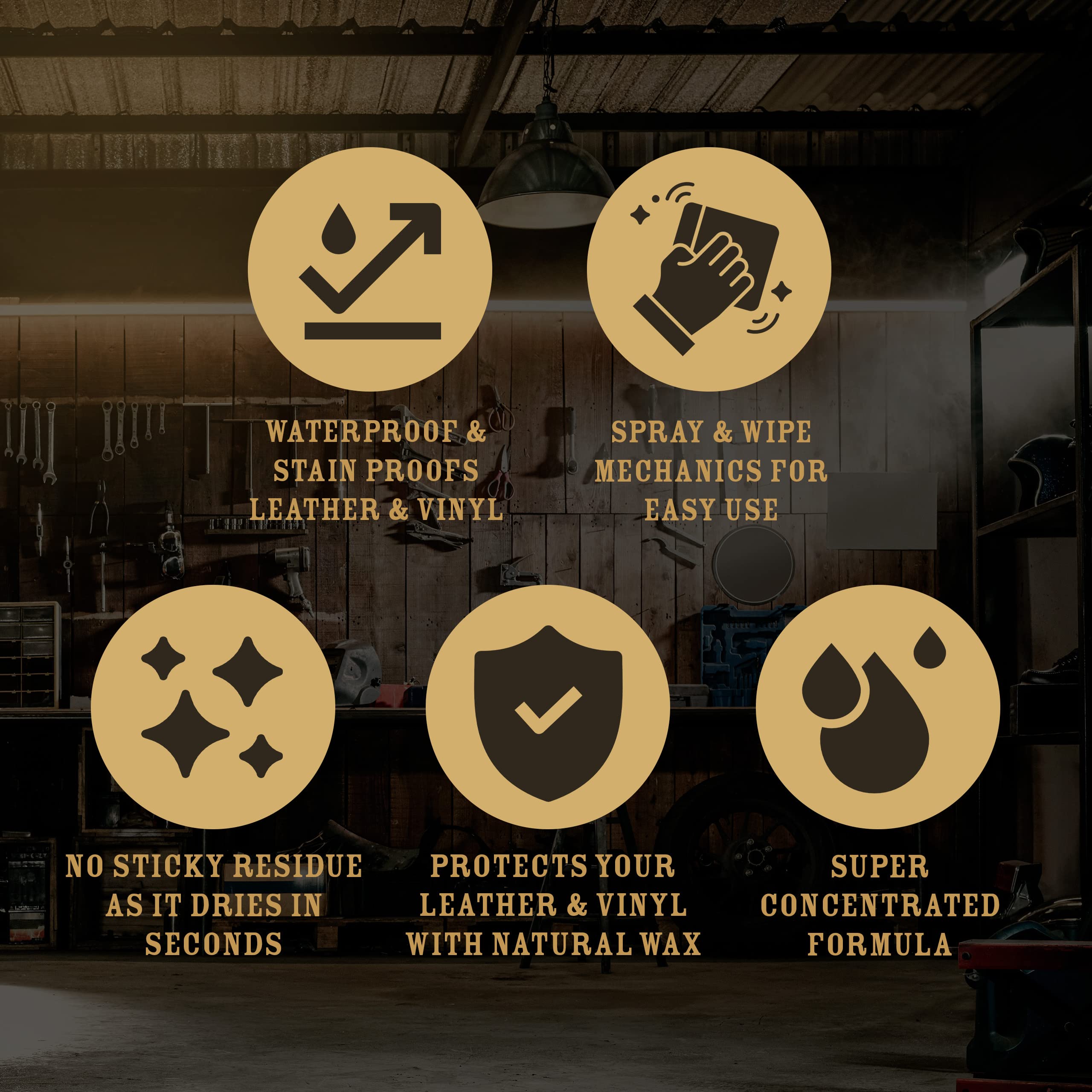 Doc Baileys “Clear” Formula for Any Color Leather- One Step Kit- Conditioner, Cleaner, and Softener- Waterproof, Stain Proof, Maintain and Protect Leather, Vinyl, Canvas, and More- No Sticky Residue