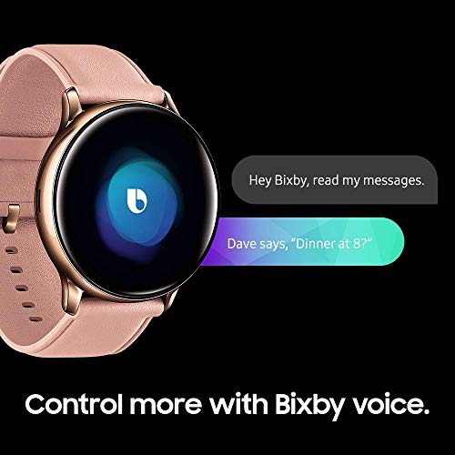 Samsung Galaxy Watch Active2 (44mm, GPS, Bluetooth, Unlocked LTE), Silver - (US Version) (Renewed)