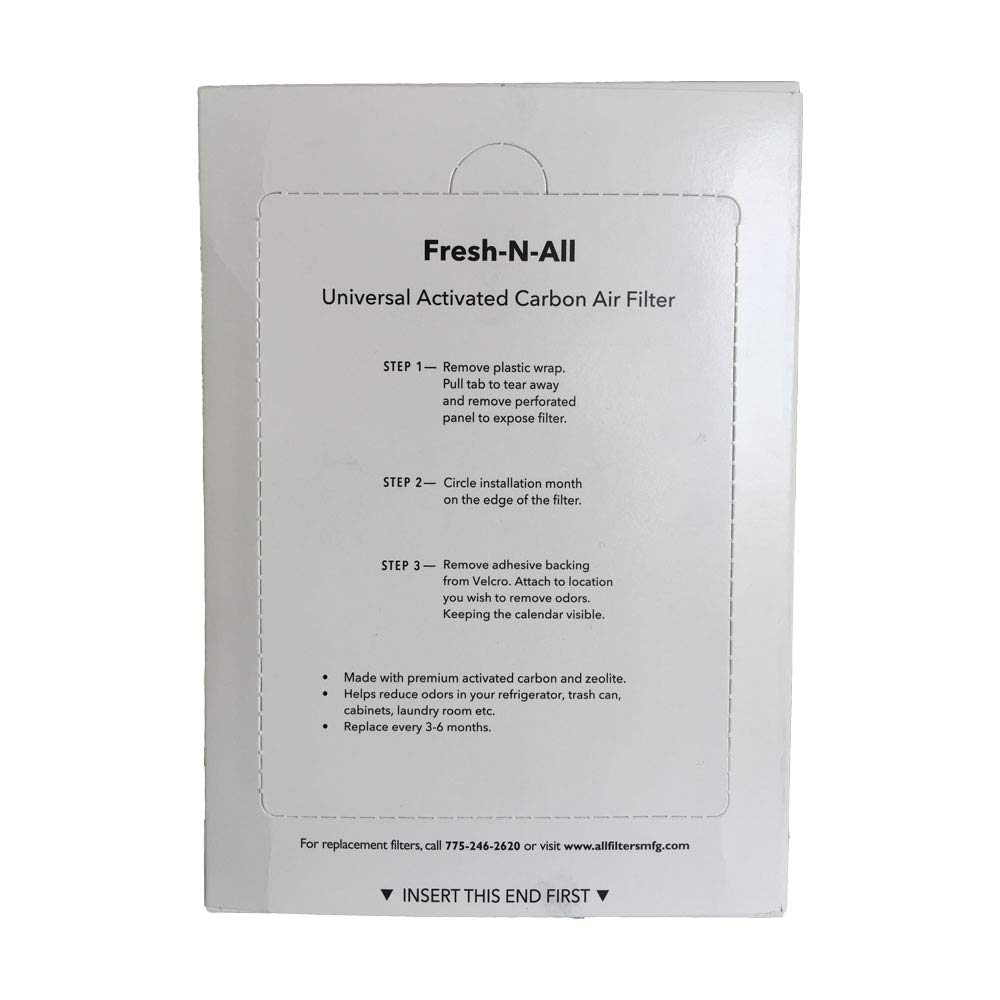 Fresh-N-All Refrigerator Deodorizer - Fridge and Freezer Odor Eliminator - Outperforms Baking Soda
