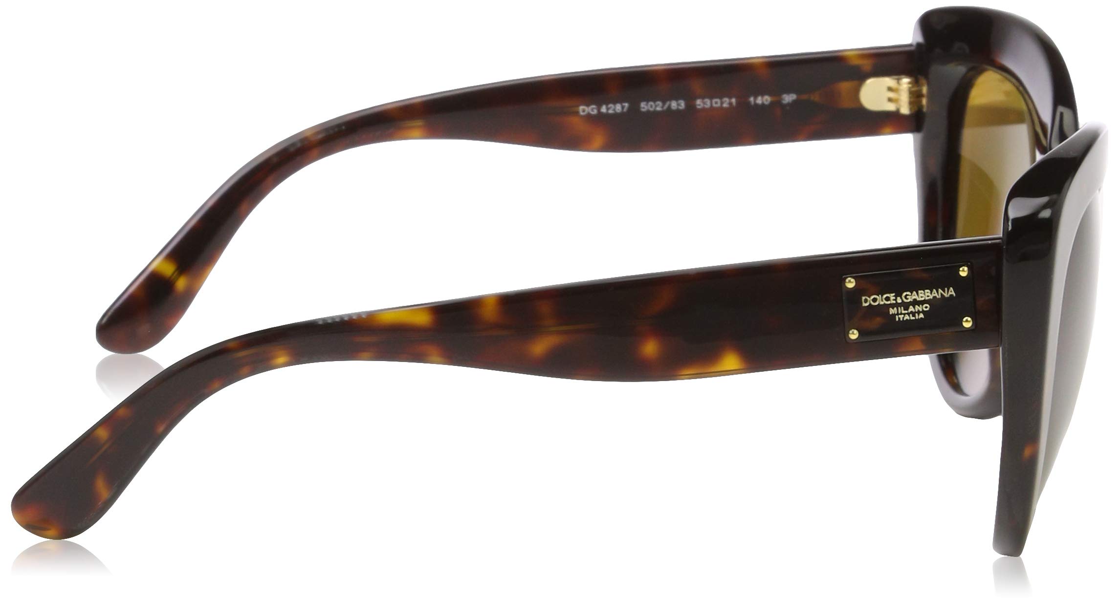 Dolce and Gabbana DG2189 01/96 Black/Blue DG2189 Pilot Sunglasses Lens Catego
