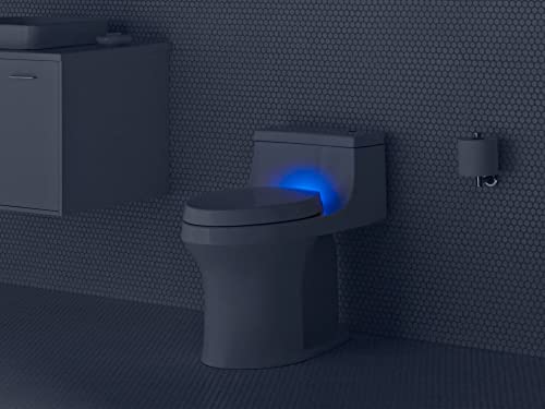 KOHLER 5588-0 Purefresh Elongated Nightlight, Grip-Tight Bumpers, Quiet-Close Release Hinges, Quick-Attach Hardware, No Slam Toilet Seat, White