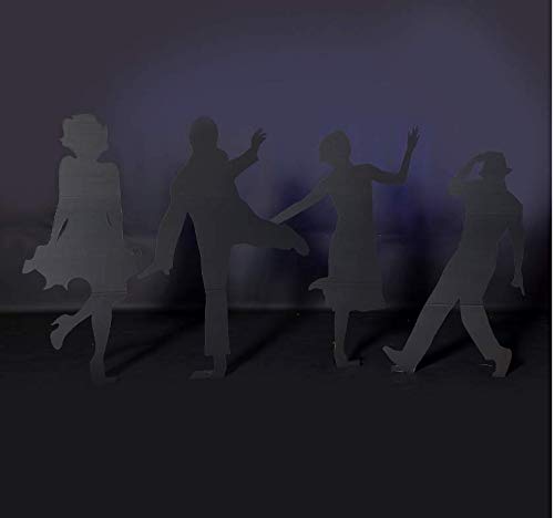 Dressed to The Nines Cardboard Cutout Silhouettes, Set of 4