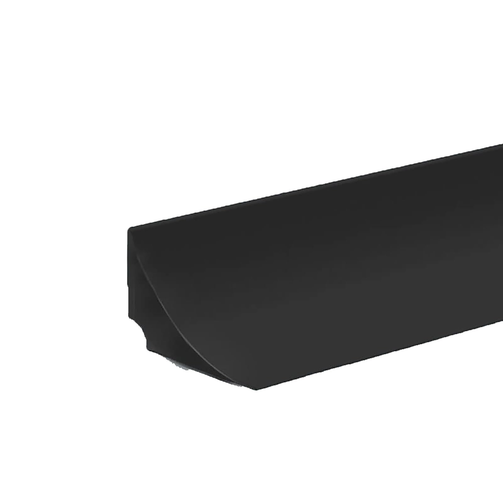 NVBHOF Silicone Shower Threshold Water Barrier, Collapsible Bathroom Silicone Water Retaining Strip, Water Retaining Dam for Sink, for Bath Edging Sealing Strip (Color : Black, Size : 350CM)
