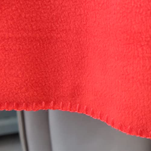 Ngawari Fleece Throw Blanket Lightweight Soft Warm Cozy Pet Blanket (Red, 50 * 60 Inch)