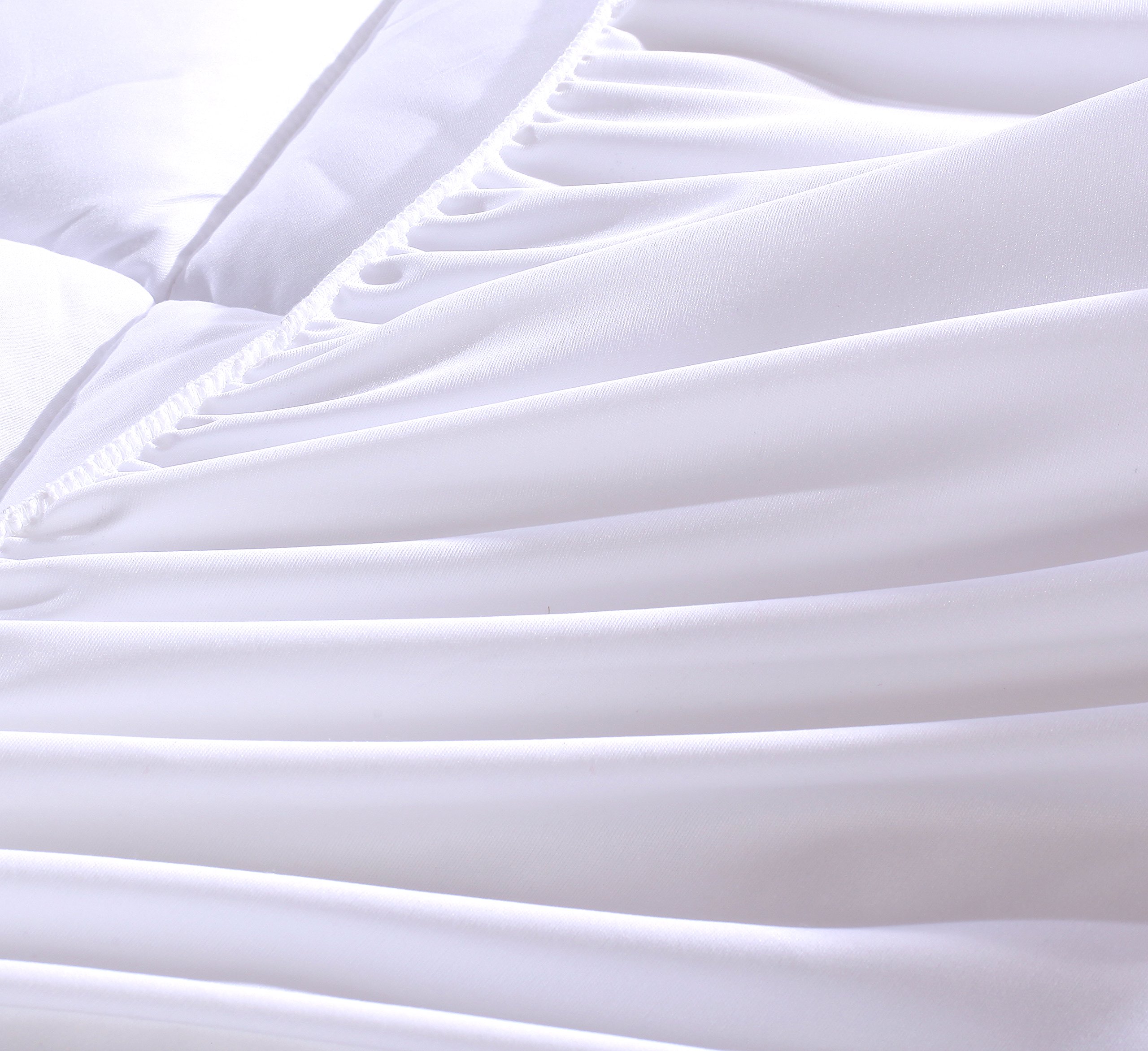 Premium Plus Mattress Pad, Breathable, Quilted Topper, Deep Pocket, Stretch to Fit, Microfiber, Extra Plush, RV Short King 72 by 75 inches, 18 inch Depth, 15 oz Fill per sq yd White