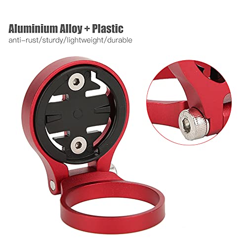 FILFEEL Bike Computer Mount Aluminium Alloy Cycling Odometer Extension Mount Mountain Road Bike Extended Mount (Red)