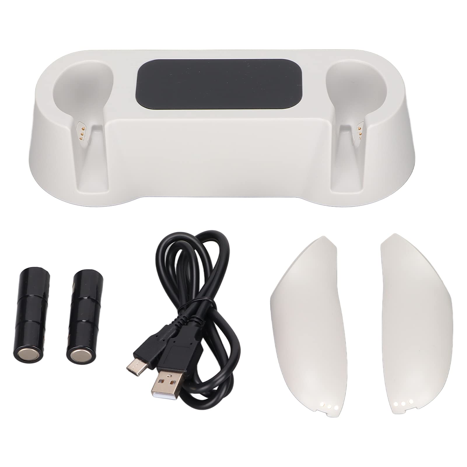 Dual Charging Dock for Oculus Quest 2 Controllers, with LED Indicator Light, Dual Charging Station with 2 Rechargeable Batteries