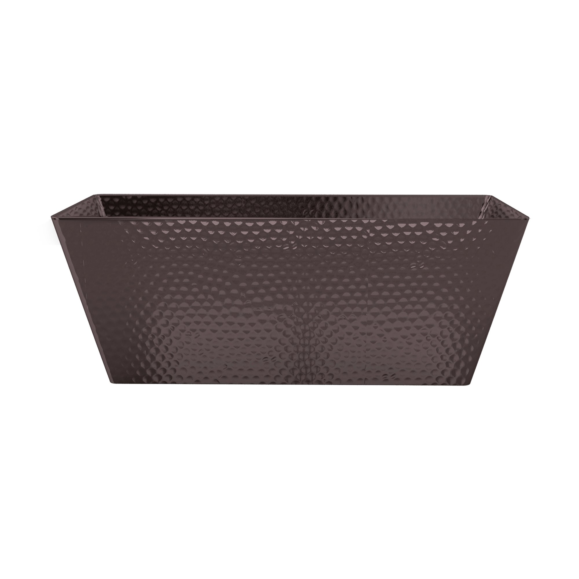 nu steel Oil Rubbed Bronze nusteel Hammered Metal Toilet Tank Tray, Bathroom Countertop Bin, Multipurpose Vanity, Cosmetics Organizer, Perfume Jewelry Makeup