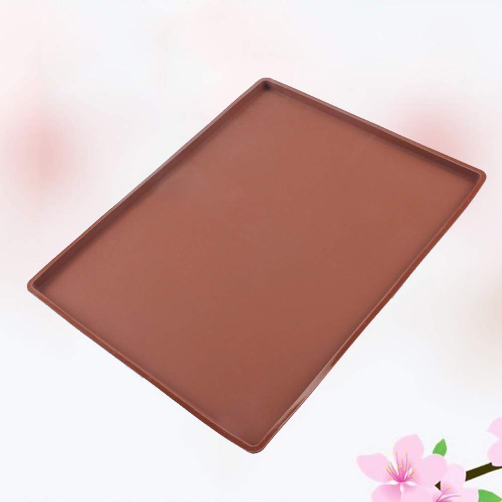 Hemoton Oven-safe Baking Mat Pastry Mat s Cookie Cutters Cookies Mat Baking Tray Pan Cake Mat Pizza Leakproof Mat s Swiss Roll Cake Mat Non Stick Baking Sheet