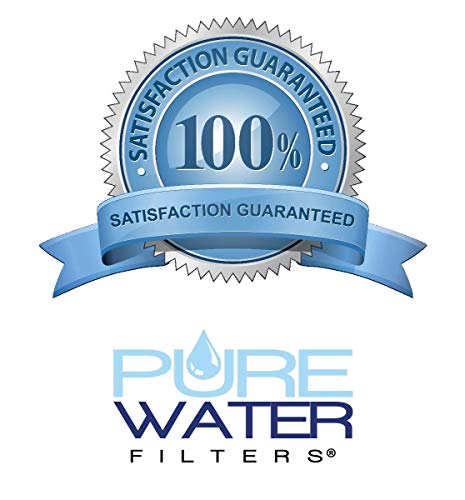 Inline Water Filter For Refrigerators, Ice Makers, Coffee Makers, Water Fountains, Water Coolers, Sink Faucets, RV, Campers, and Boats - with 1/4" Quick-Connect Fittings