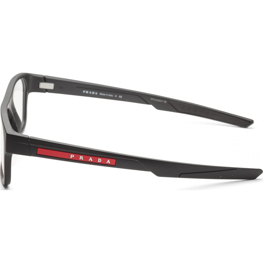 Eyeglasses Prada Linea Rossa PS 8 OV DG01O1 Black Rubber