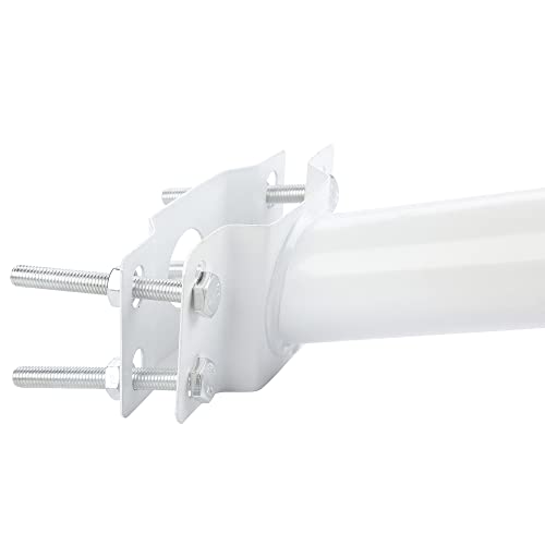 MiDive Street Light Pole, Solar Light Extension Mounting Arm for Outdoor Lighting,Pole Mounting Bracket,Metal Street Lights Bracket Waterproof and Rustproof Used for Barn Lamps,Post Trees,Fence