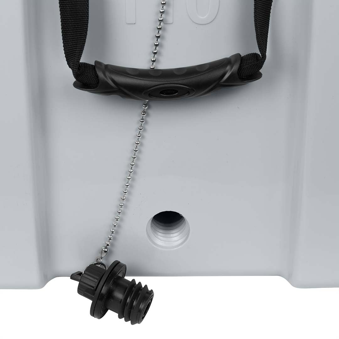 Driftsun 110qt Insulated Ice Chest - Heavy Duty, High Performance Roto-Molded Commercial Grade Cooler (Gray)