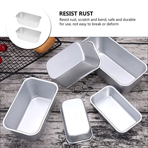 Luxshiny Bread Pan 2pcs Toast Box Bread Mold, Rectangle Loaf Pan, Baking Tray, Toast Baking Box for Kitchen Restaurant Bread Loaf Pan