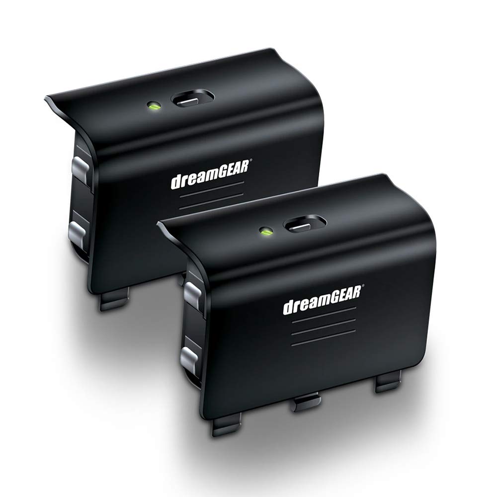dreamGEAR Xbox One Charge Kit. Includes Charge Cable & 2 Rechargeable Batteries
