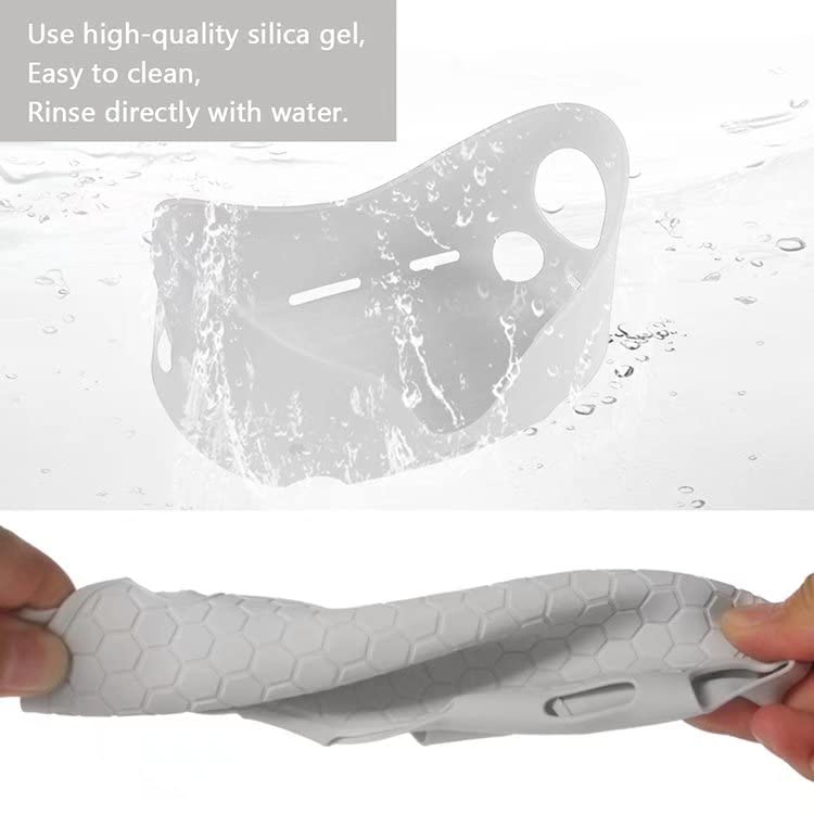 Duckart Protective Case Silicone Cover for Oculus Quest 2 VR Headset White