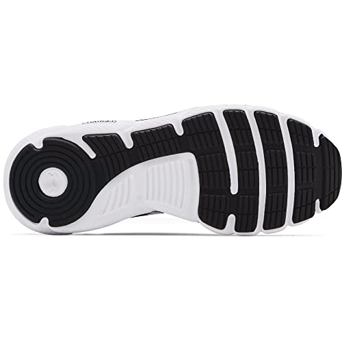 Under Armour Women's Charged Assert 9, Black (001)/White, 9 M US