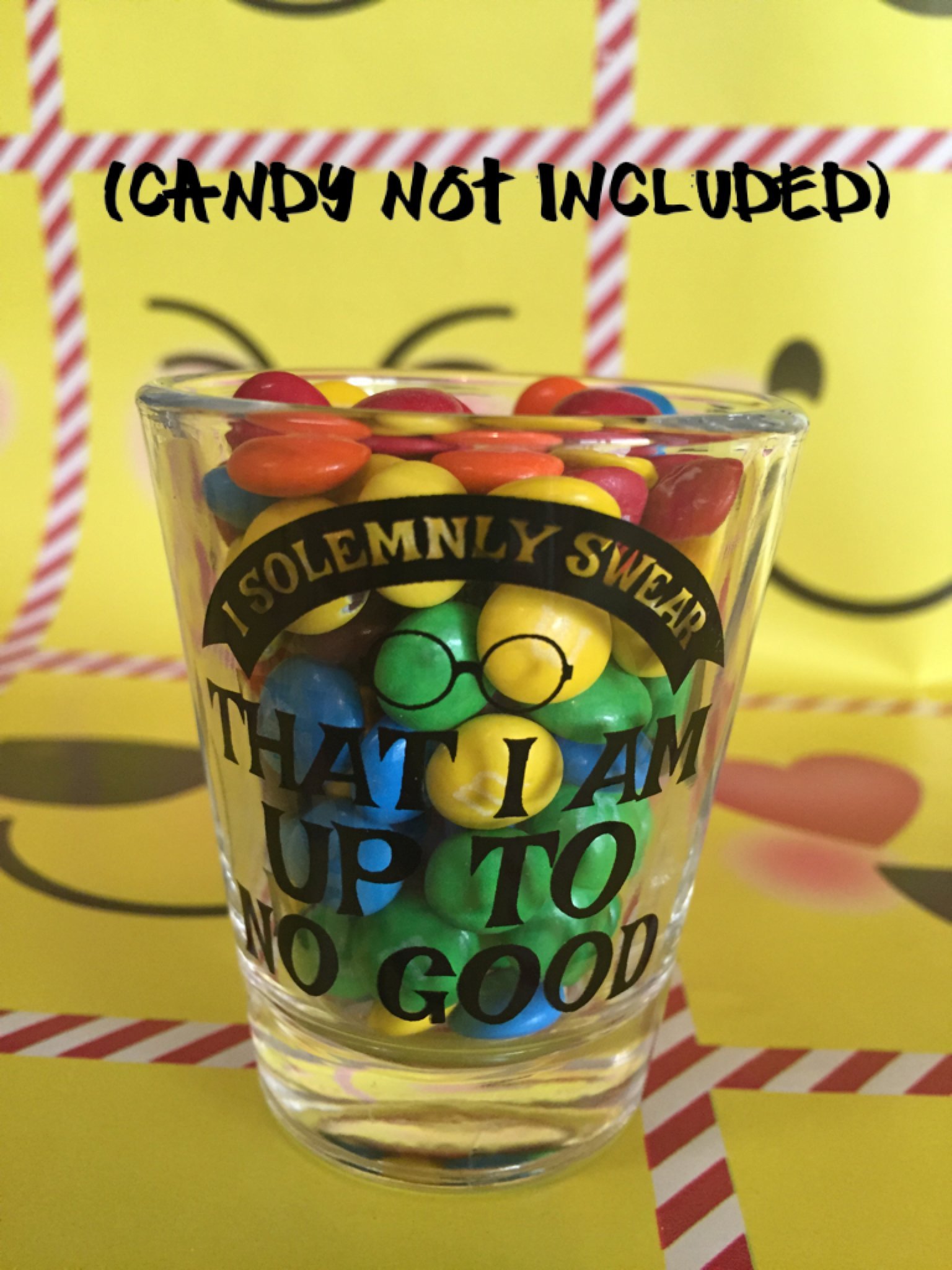 GO FROZEN Inspired by Harry Potter Shot Glass-I Solemnly Swear-Mischief Managed
