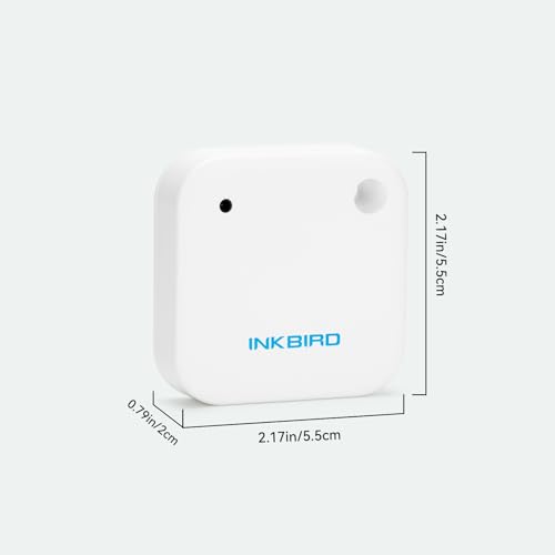 Inkbird Smart Thermometer, Freezer Wireless Thermometer Bluetooth Temperature Sensor, with APP for Android and iOS (Detects Temperature ONLY)