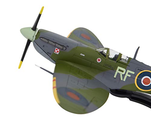 TANG DYNASTY(TM) 1:72 Supermarine Spitfire Fighter Attack Metal Plane Model, World War II Royal Air Force 1941, Military Airplane Model,Diecast Plane,for Collecting and Gift
