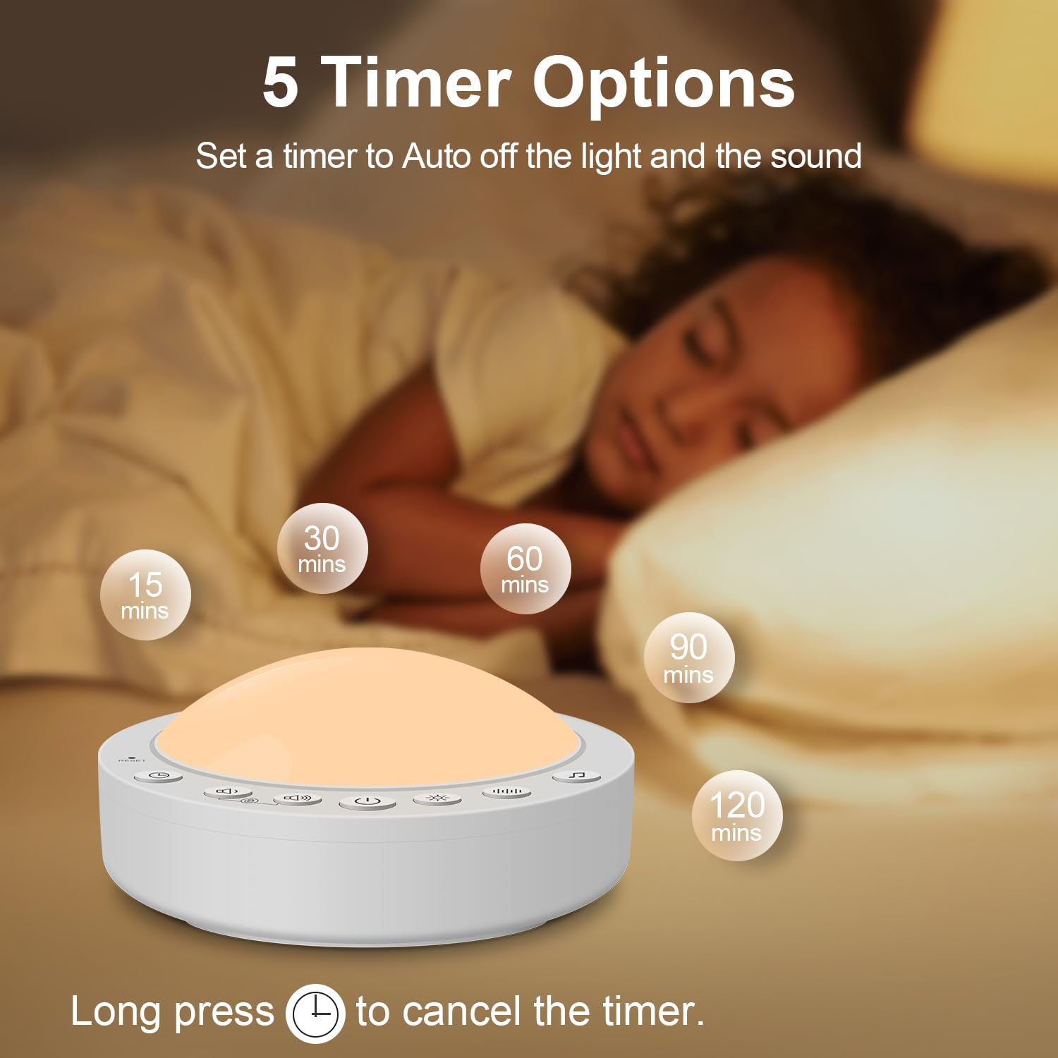 Dremkit White Noise Machine Baby,Portable Sound Machine for Baby Kids,Rechargeable Lullaby Machine with Night Light for Travel Nursery,Sound Machine for Sleeping
