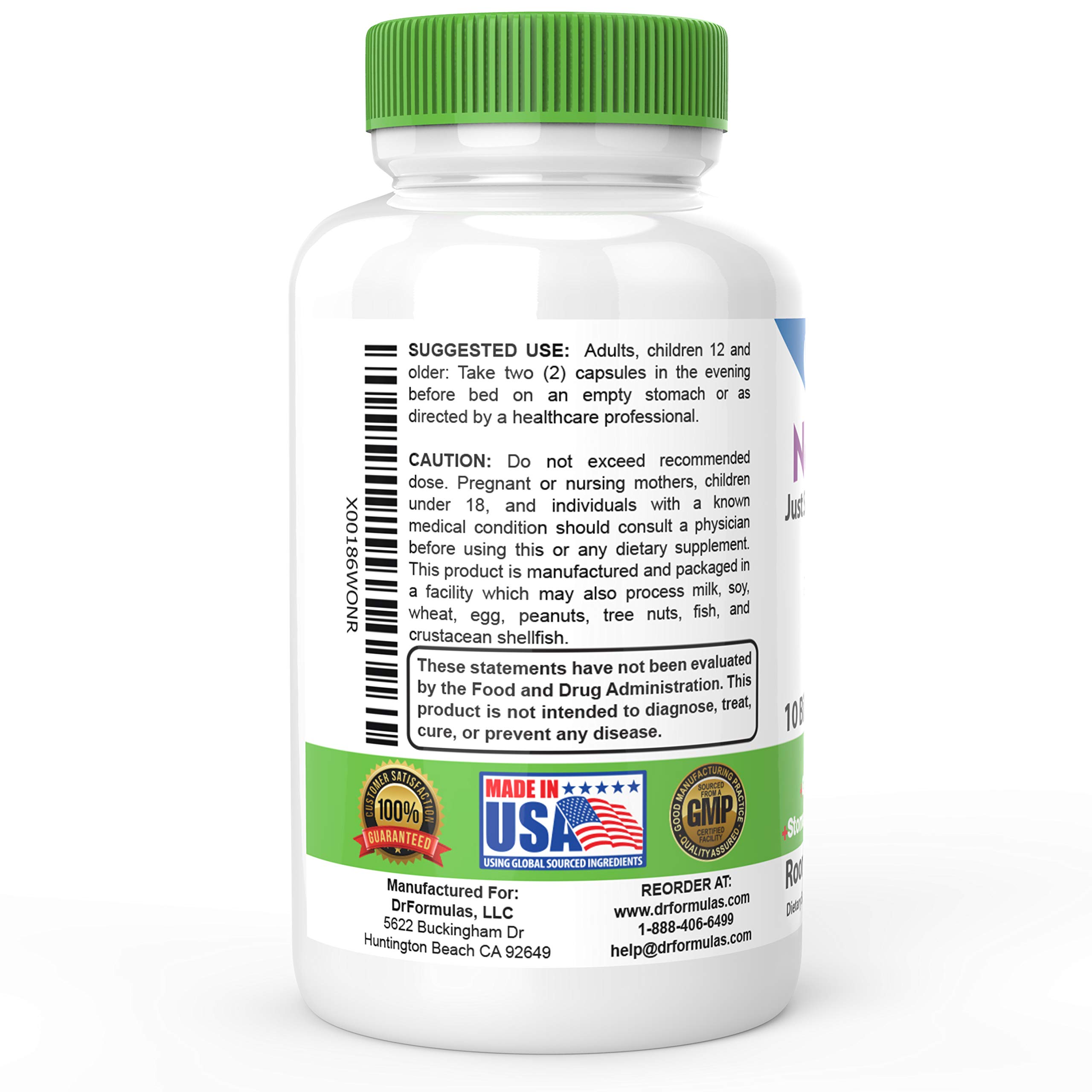 DrFormulas Saccharomyces Boulardii Probiotic 10 Billion CFUs | Nexabiotic S boulardii, Immune and Digestive Support Supplement, 60 Stomach Acid Resistant Probiotics Capsules