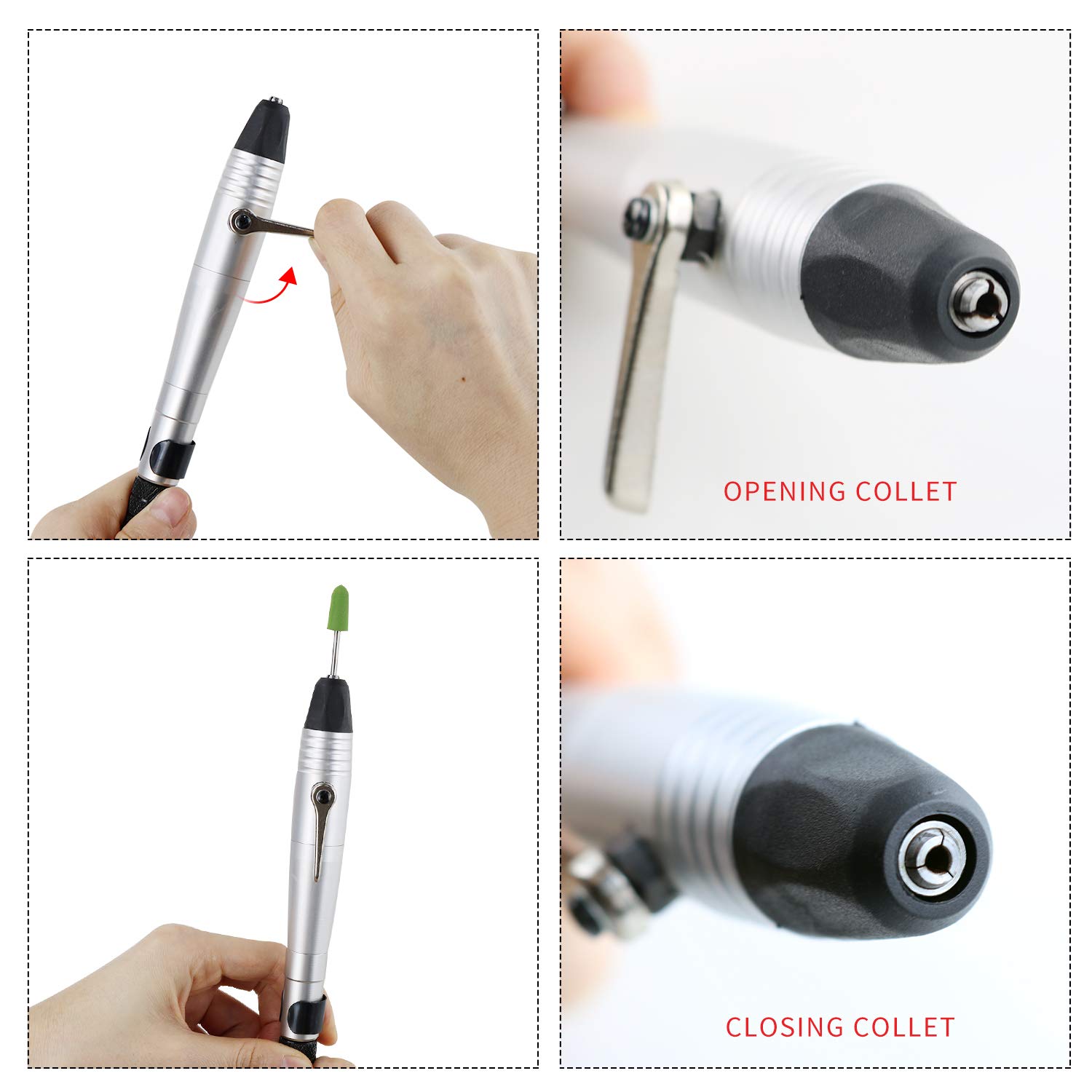 PHYHOO Quick Change Handpiece Compatible with Rotary Grinder Tool